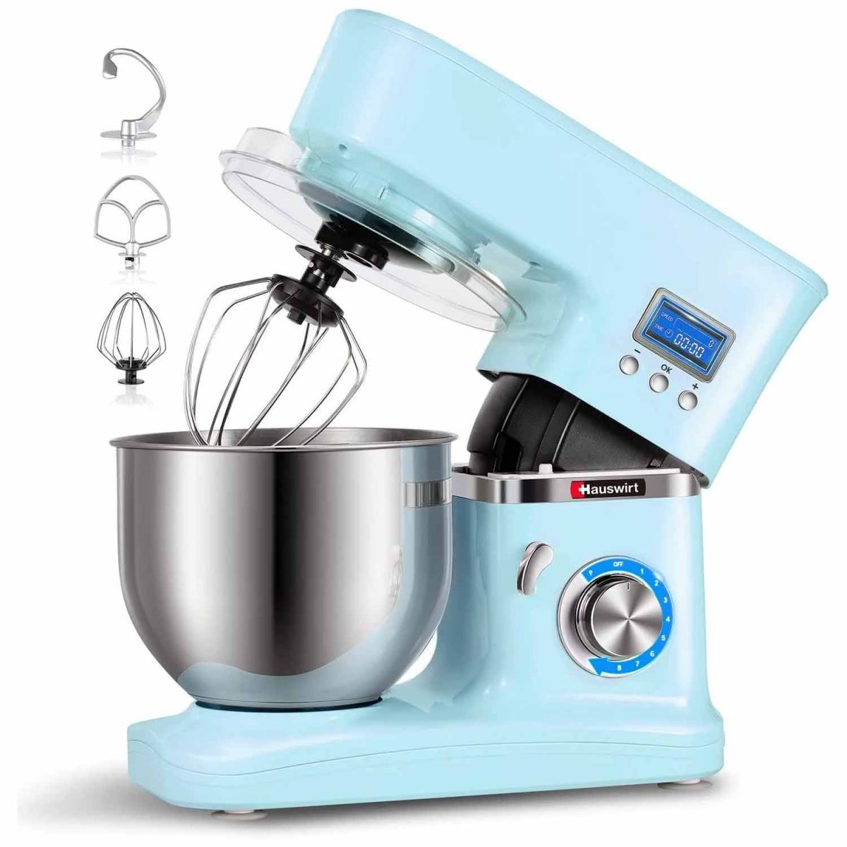 Hauswirt Digital LCD 5L Stand Mixer - Blue • The Party Cake • TPC
